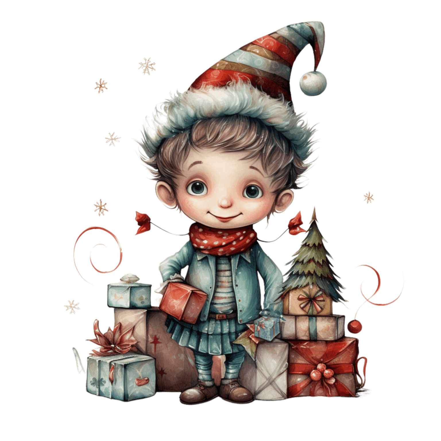 Christmas Characters Clip Art - Free Design Palace