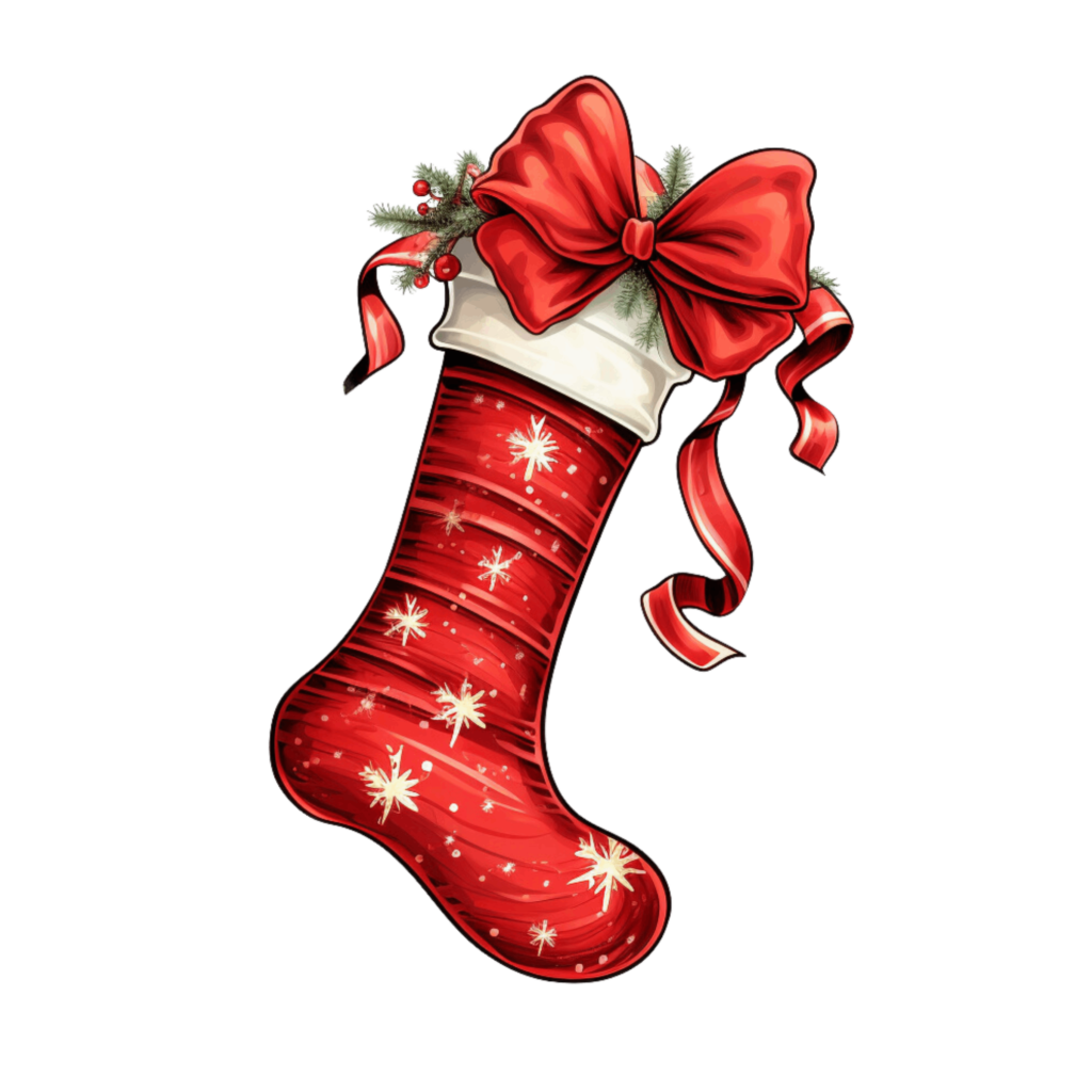 Christmas Stockings & Gifts Clip Art - Free Design Palace