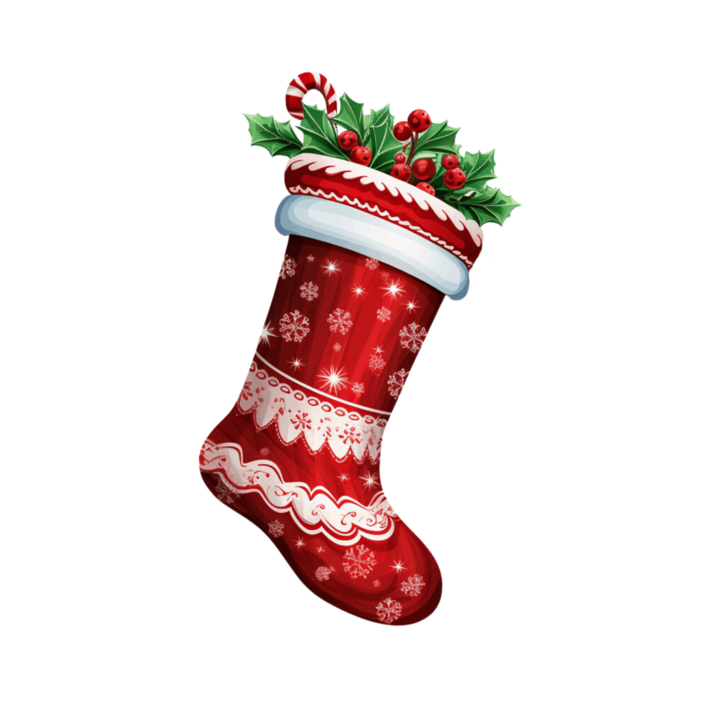 Christmas Stockings & Gifts Clip Art - Free Design Palace