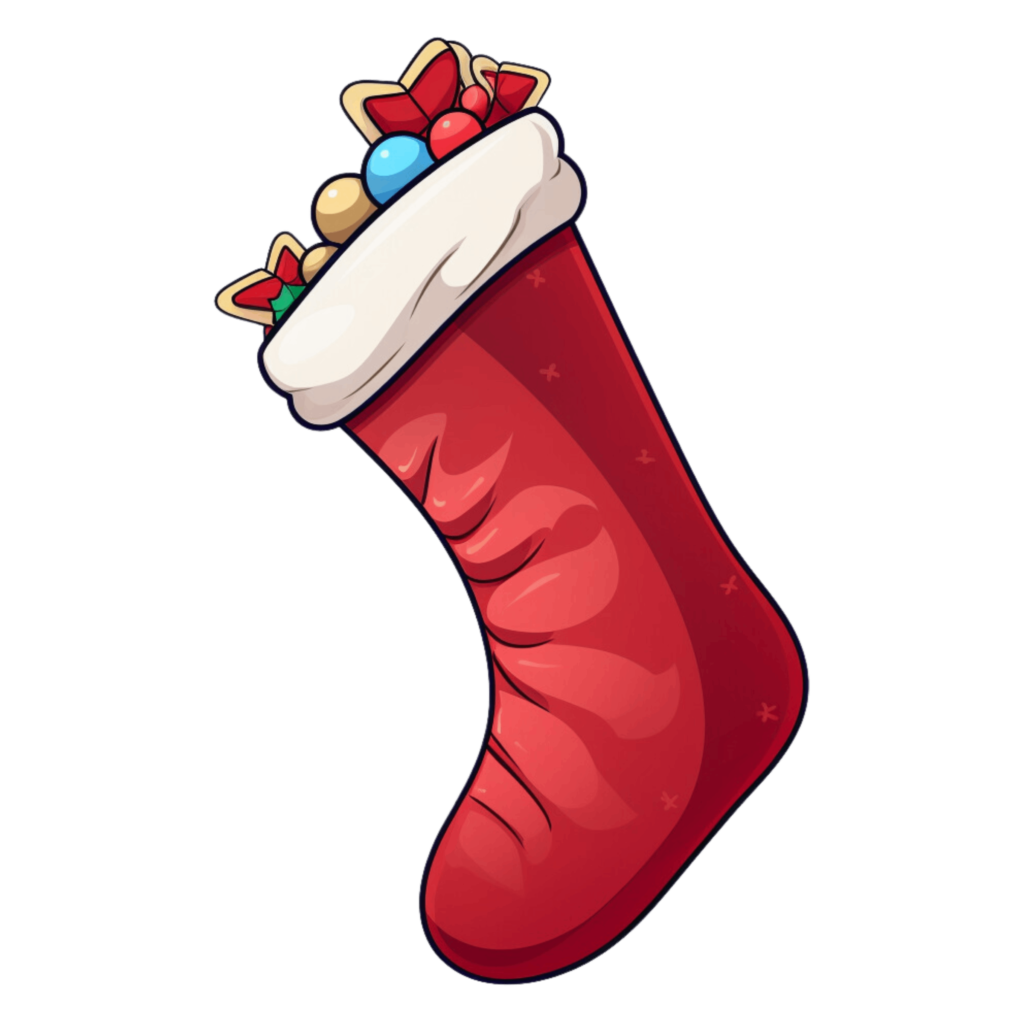 Christmas Stockings & Gifts Clip Art - Free Design Palace