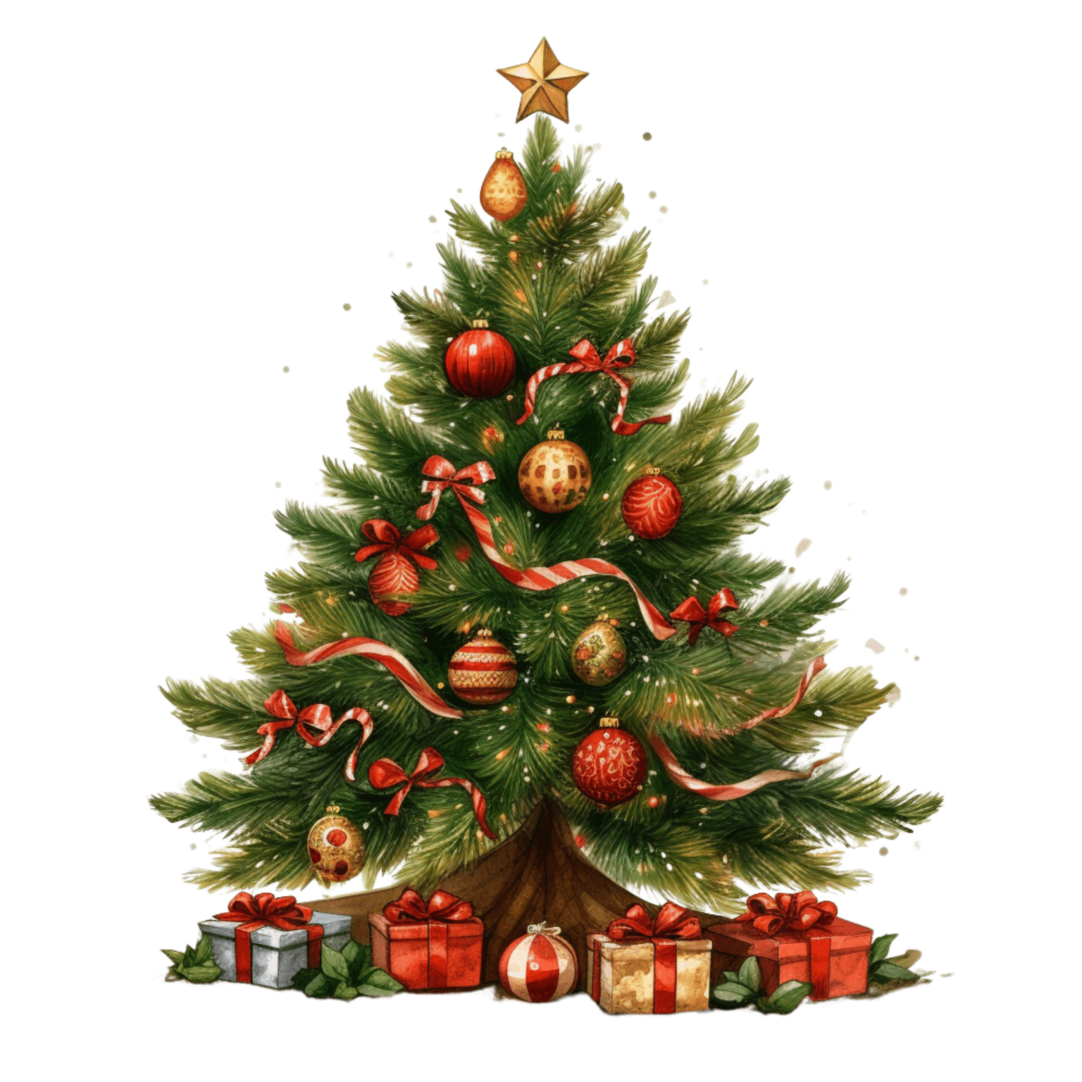 Christmas Tree Clip Art - Free Design Palace