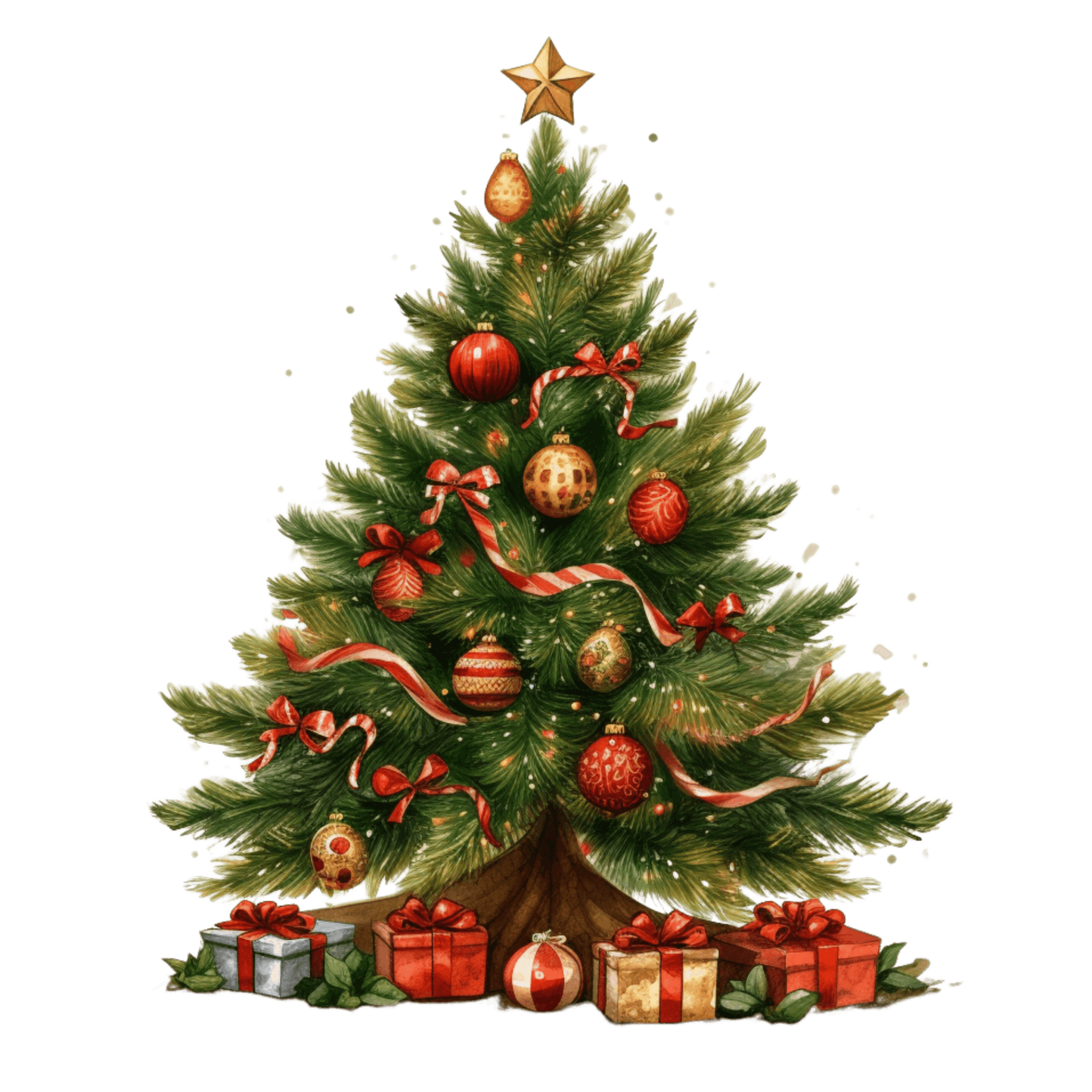 Christmas Tree Clip Art - Free Design Palace