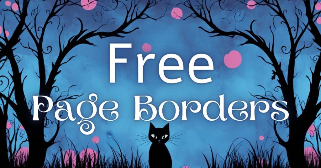 Page Borders With Background - Free Design Palace