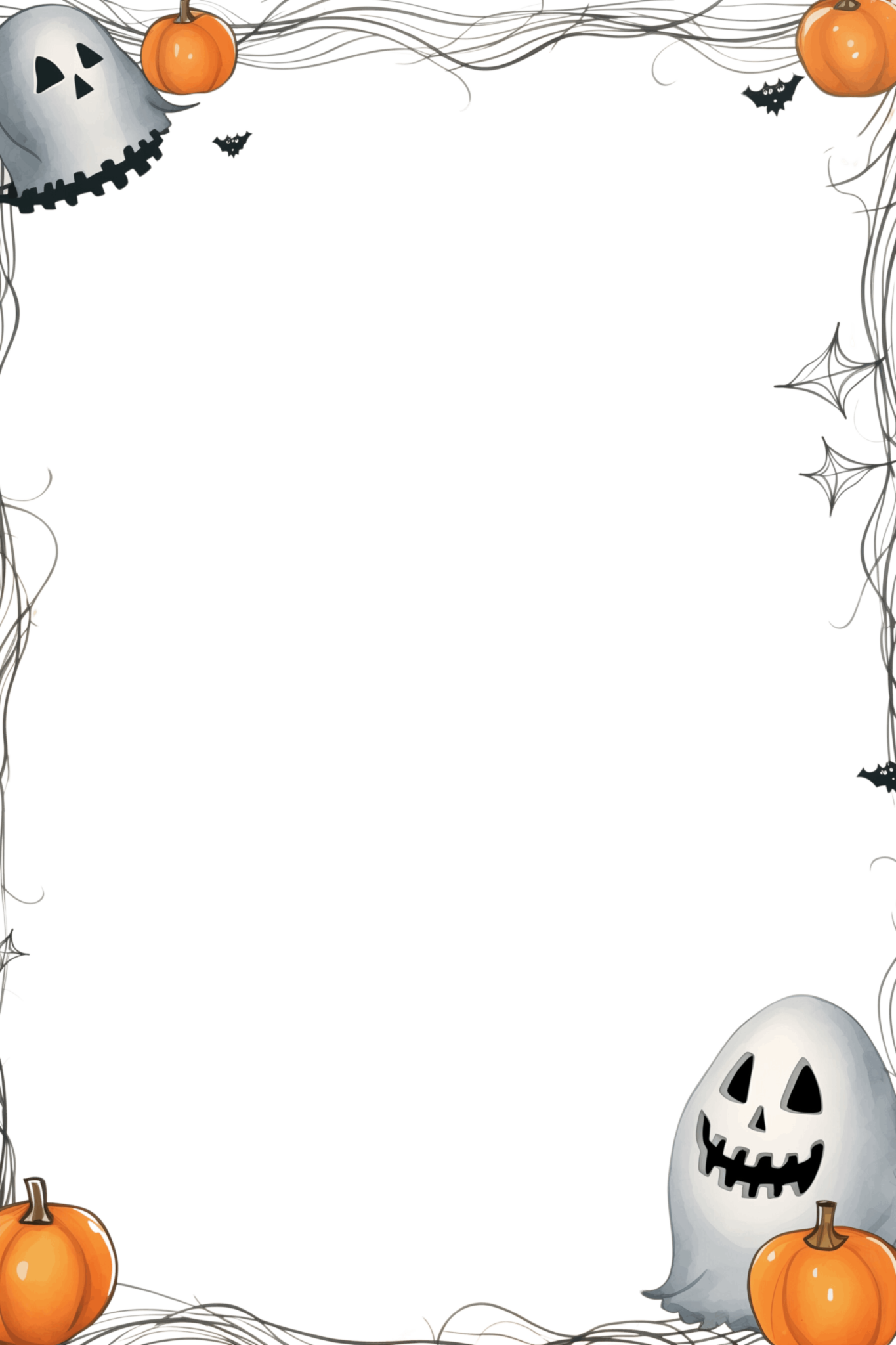 Halloween Page Borders PNG Images - Free Design Palace