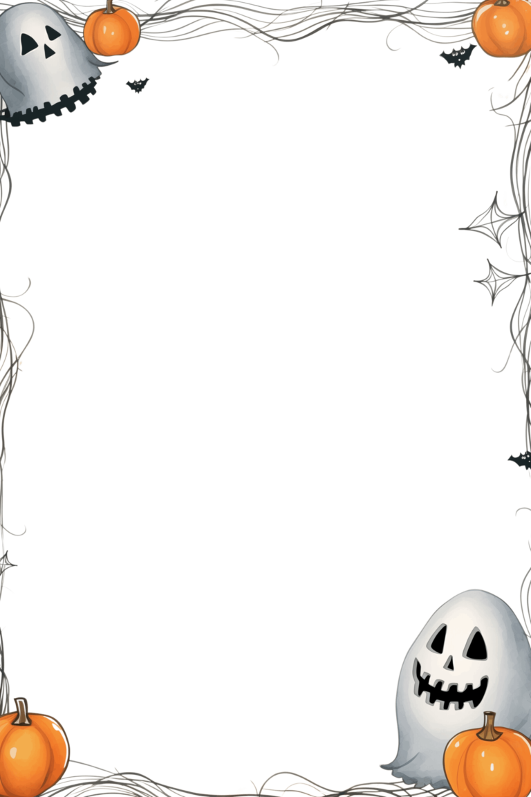 Halloween Page Borders PNG Images - Free Design Palace