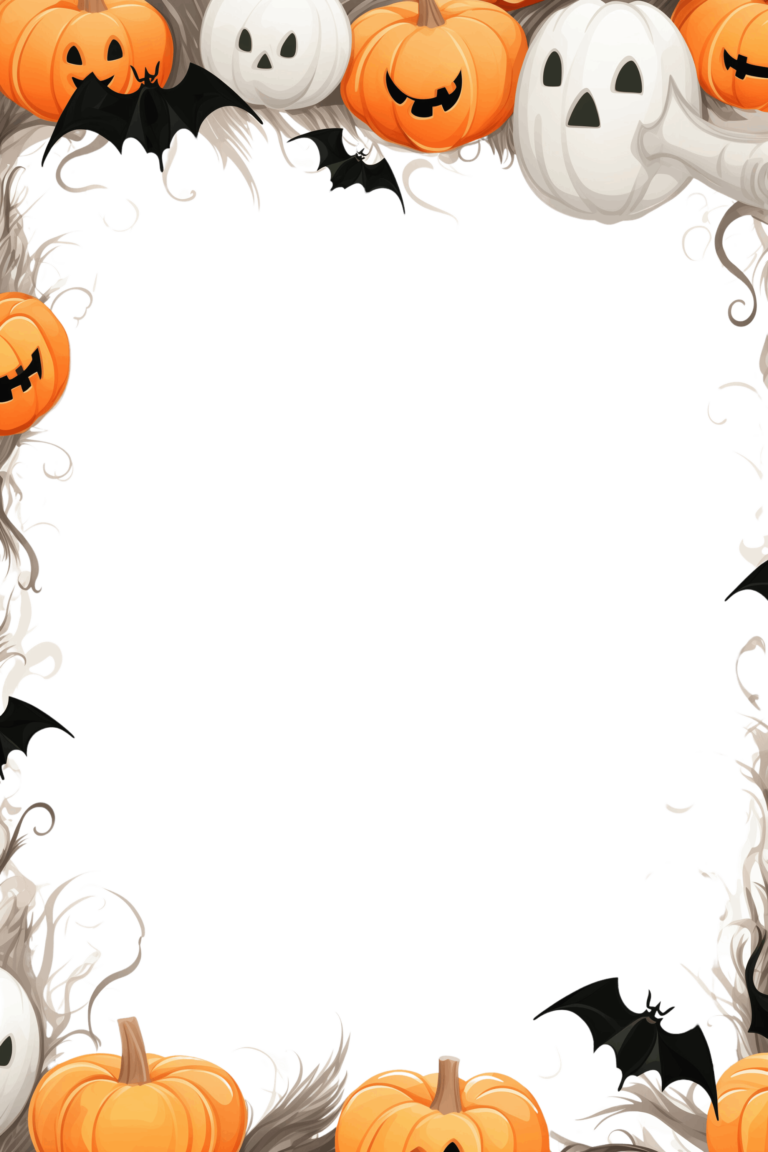Halloween Page Borders PNG Images - Free Design Palace