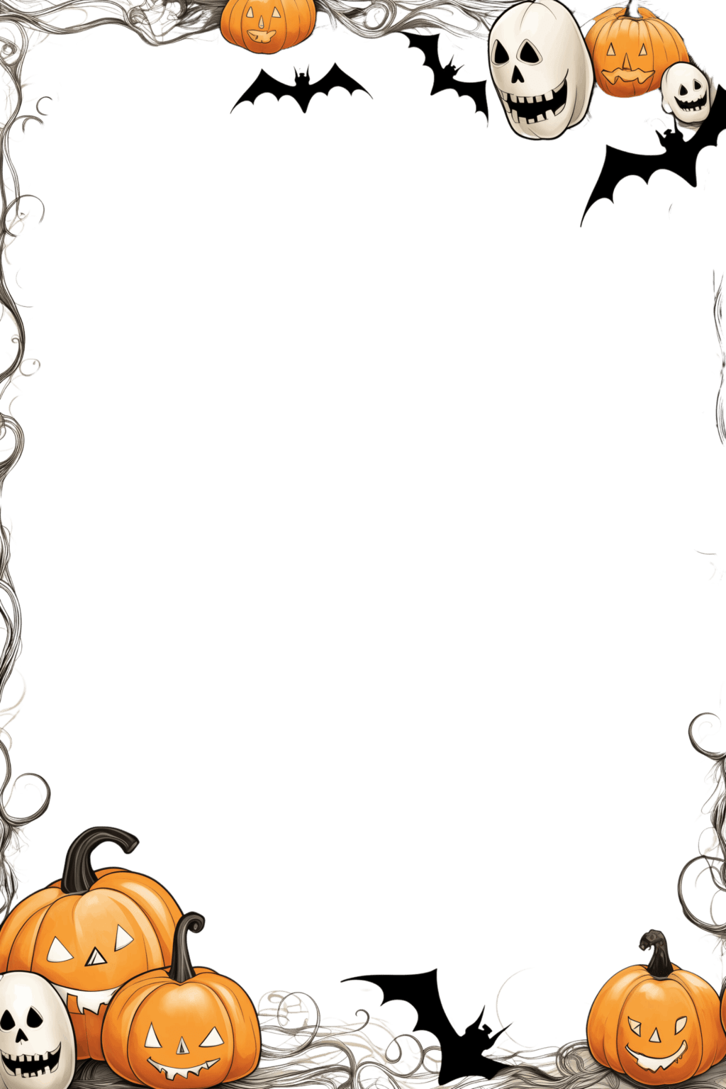 Halloween Page Borders PNG Images - Free Design Palace