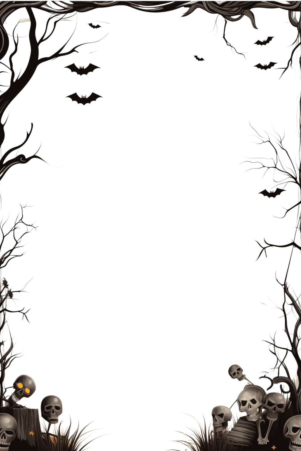 Halloween Page Borders PNG Images - Free Design Palace