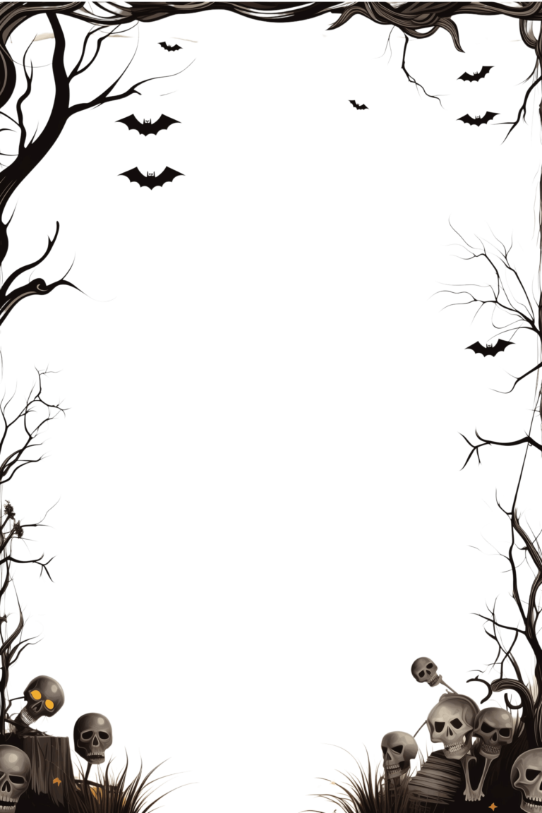 Halloween Page Borders PNG Images - Free Design Palace