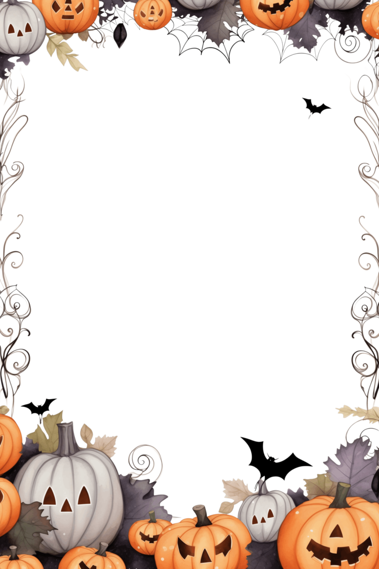 Halloween Page Borders PNG Images - Free Design Palace