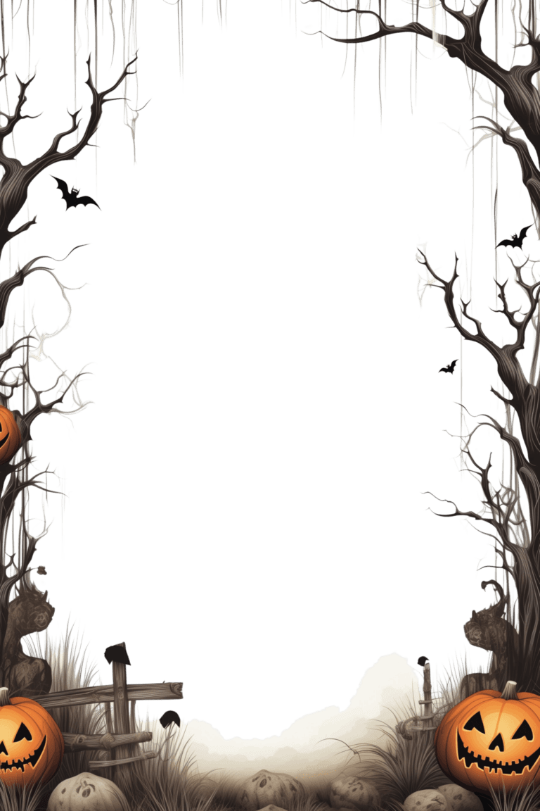 Halloween Page Borders PNG Images - Free Design Palace