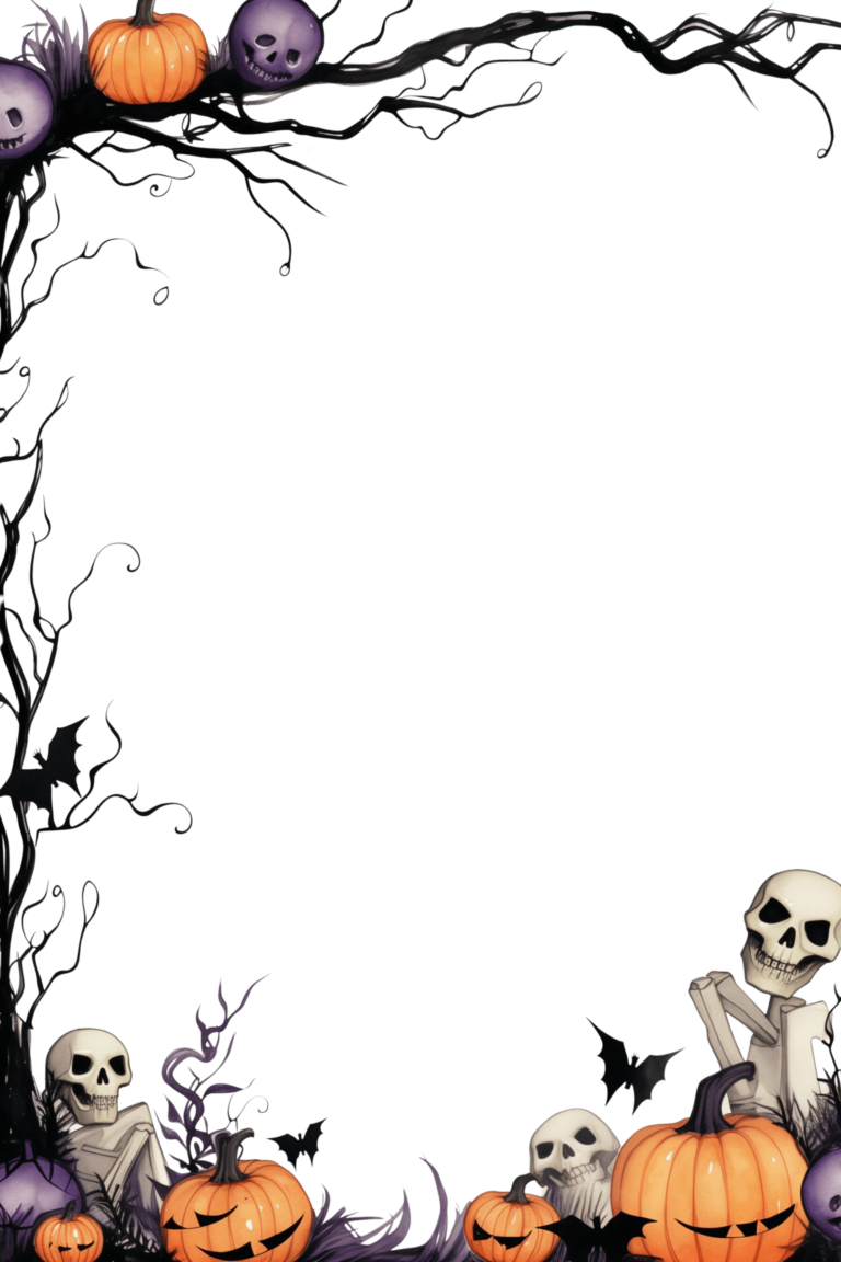Halloween Page Borders PNG Images - Free Design Palace