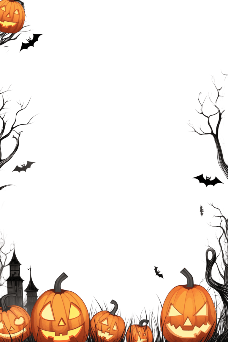 Halloween Page Borders PNG Images - Free Design Palace