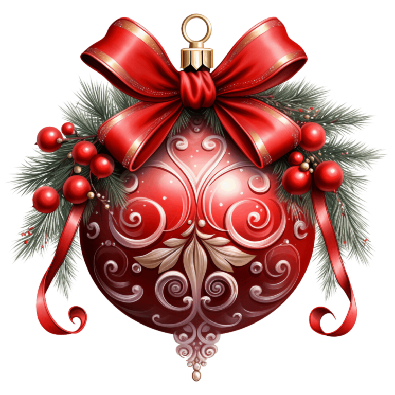 Christmas Ornaments Clip Art - Free Design Palace