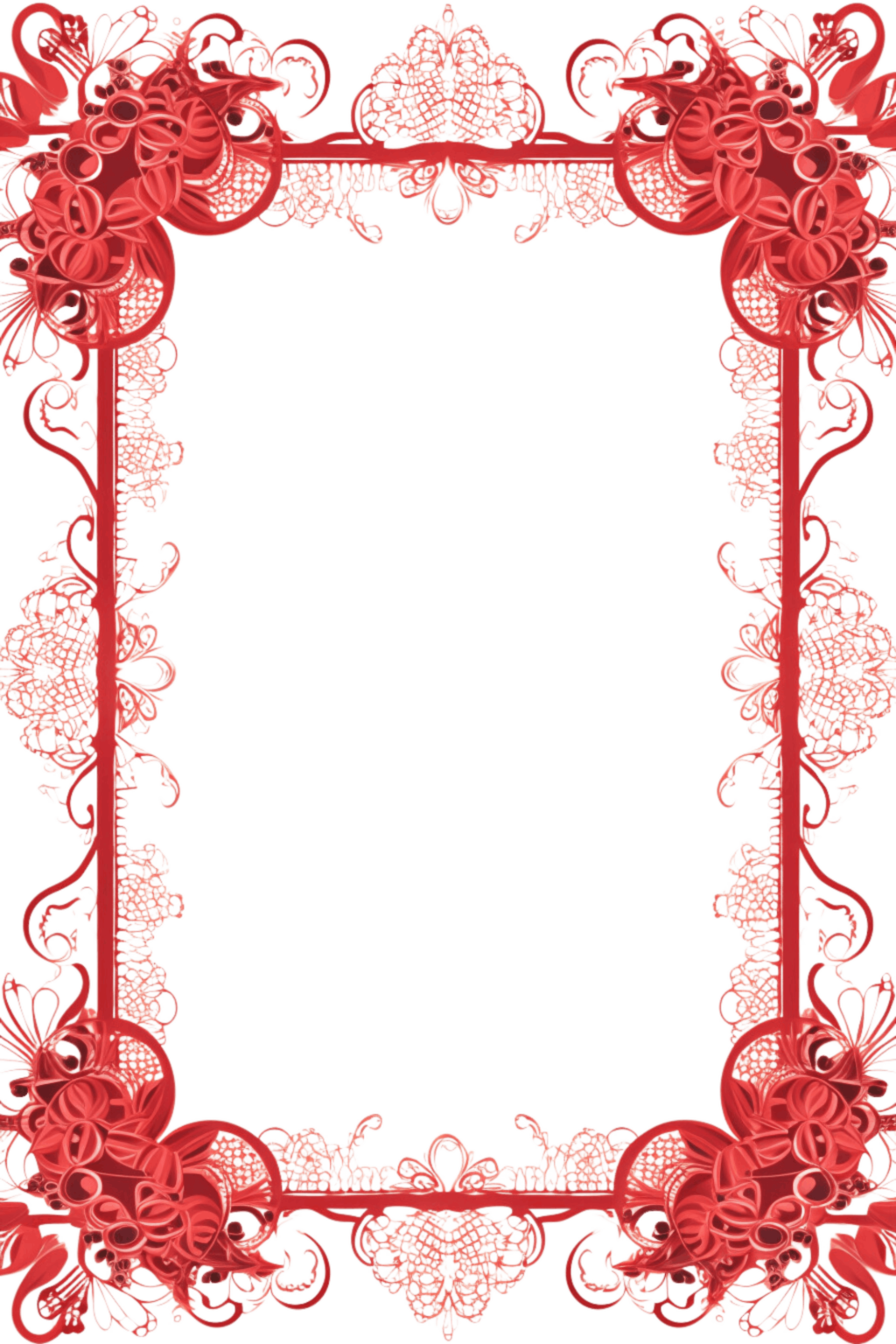 Lace Page Border PNG Images - Free Design Palace