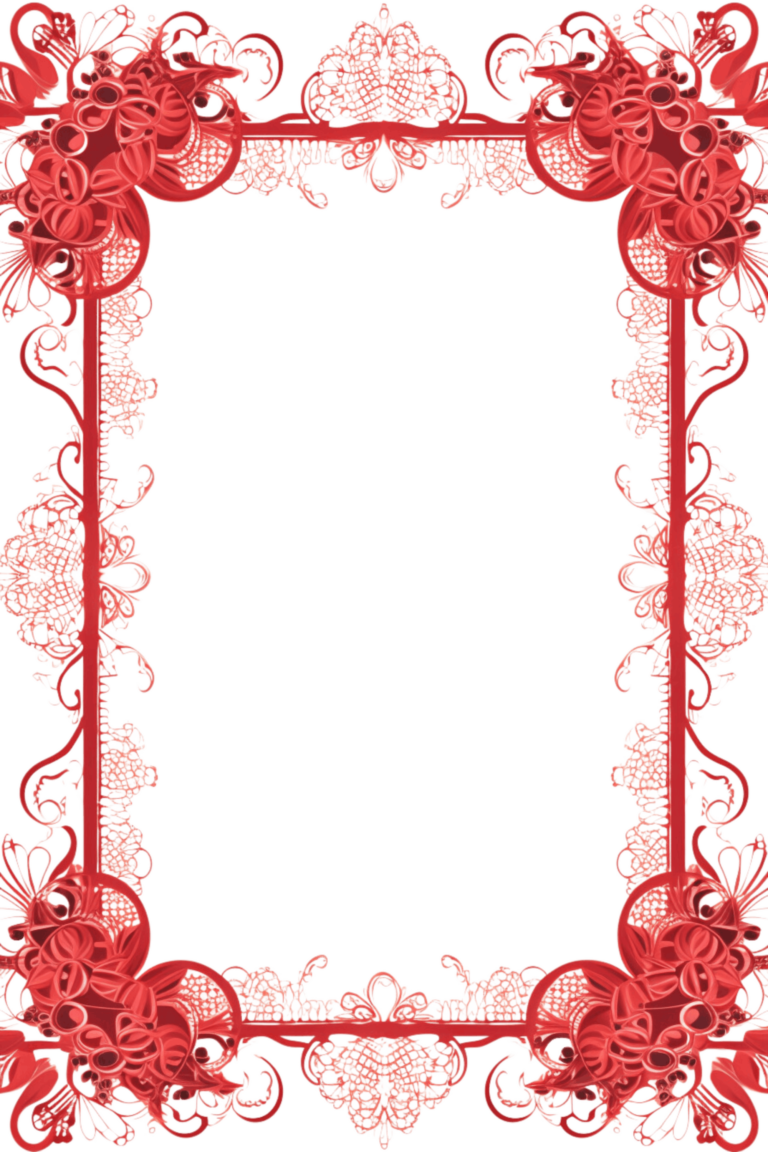 Lace Page Border PNG Images - Free Design Palace
