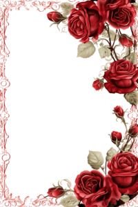 Flower Page Borders PNG Images - Free Design Palace
