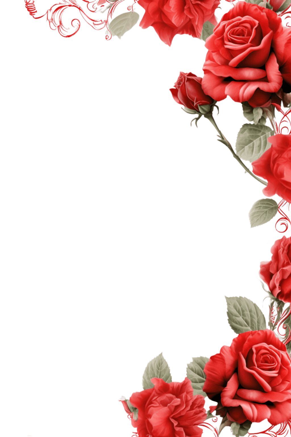 Flower Page Borders PNG Images - Free Design Palace