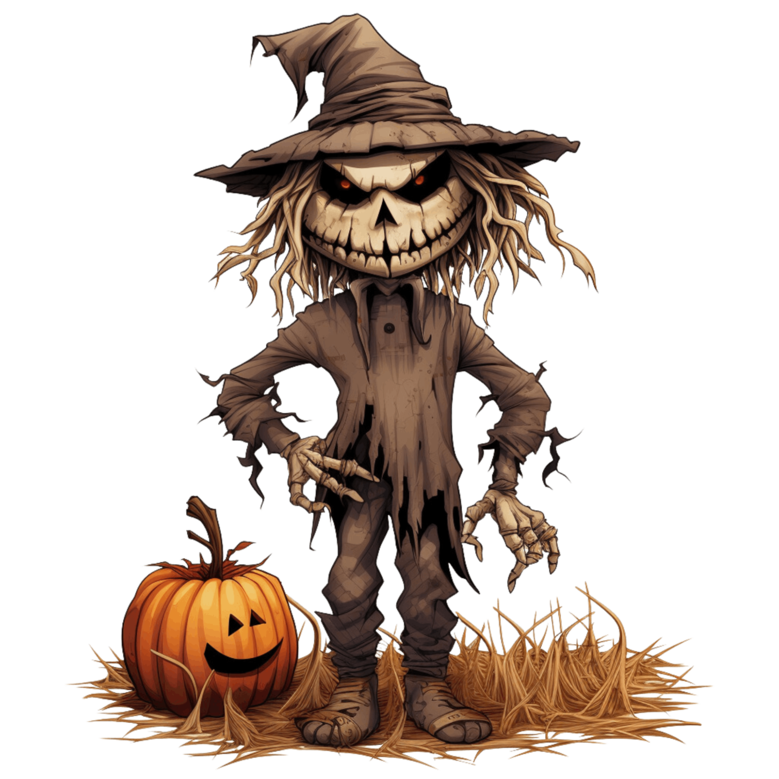 Scarecrow Clip Art - Free Design Palace