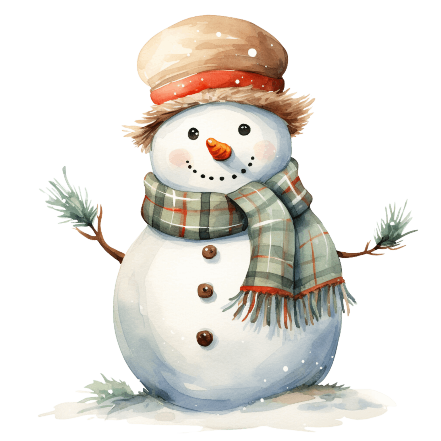 Snowman Clip Art - Free Design Palace
