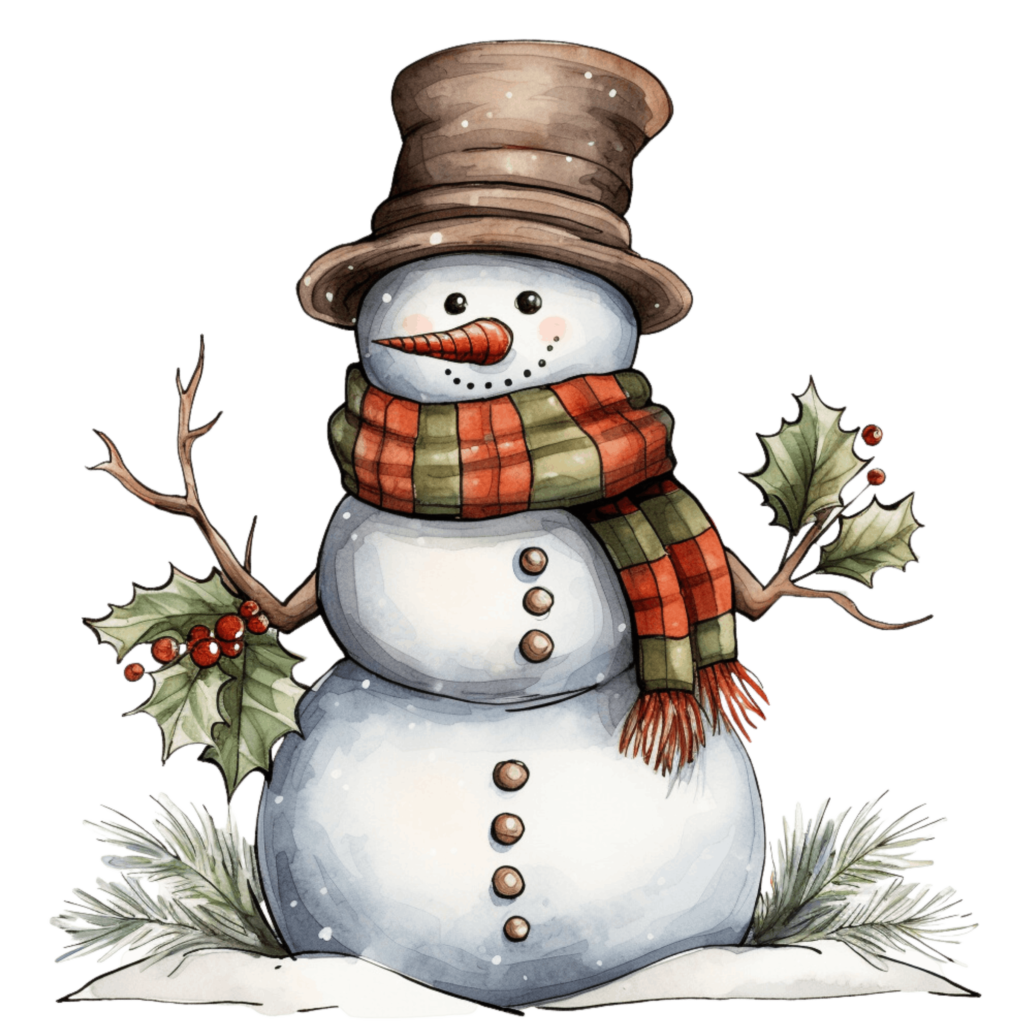 Snowman Clip Art - Free Design Palace