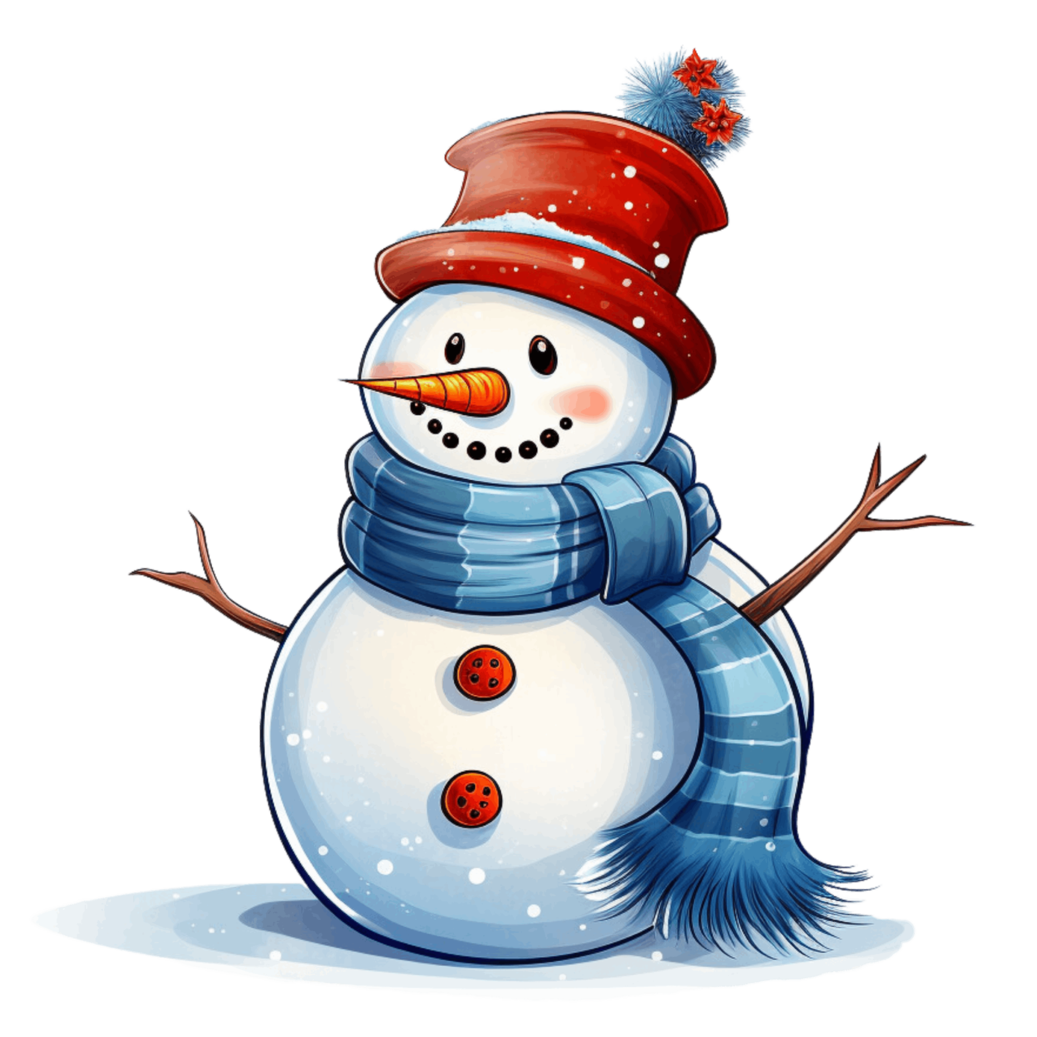 Snowman Clip Art - Free Design Palace