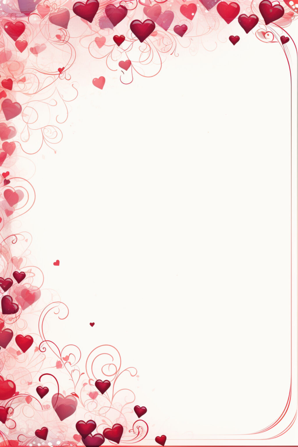 Valentine’s Day Page Border Background JPG Images - Free Design Palace