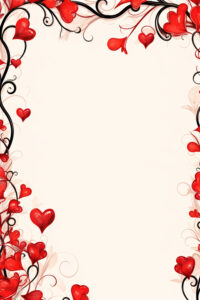 Valentine’s Day Page Border Background JPG Images - Free Design Palace