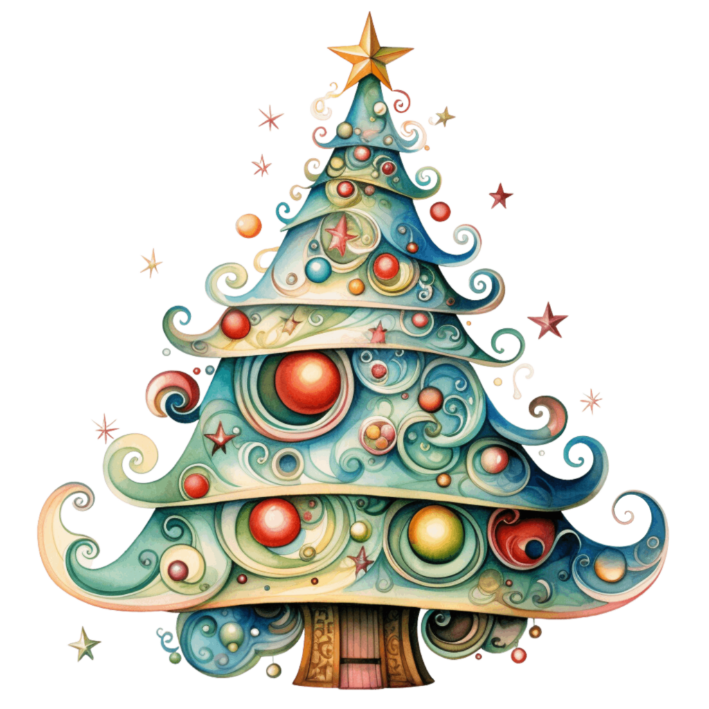 Christmas Tree Clip Art - Free Design Palace