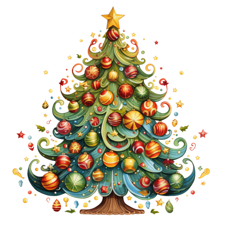 Christmas Tree Clip Art - Free Design Palace