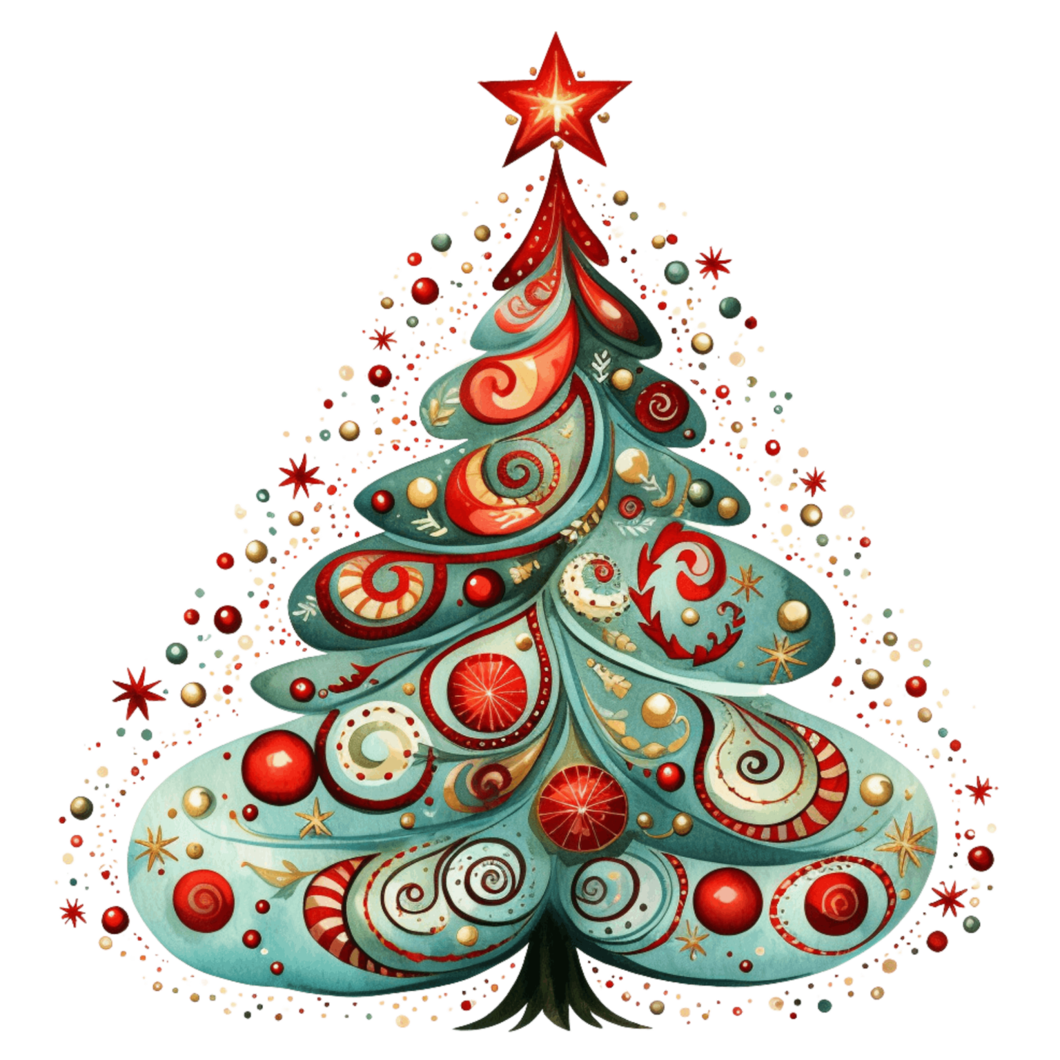 Christmas Tree Clip Art - Free Design Palace