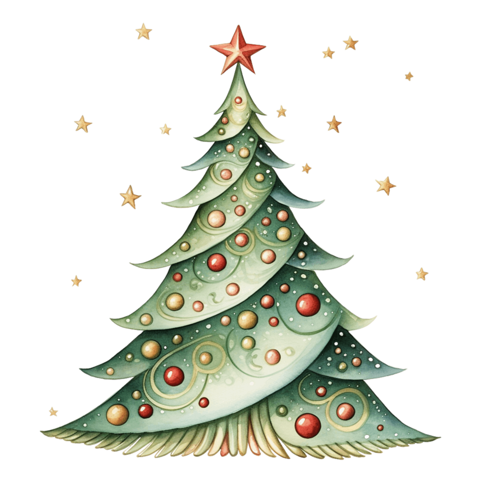 Christmas Tree Clip Art - Free Design Palace
