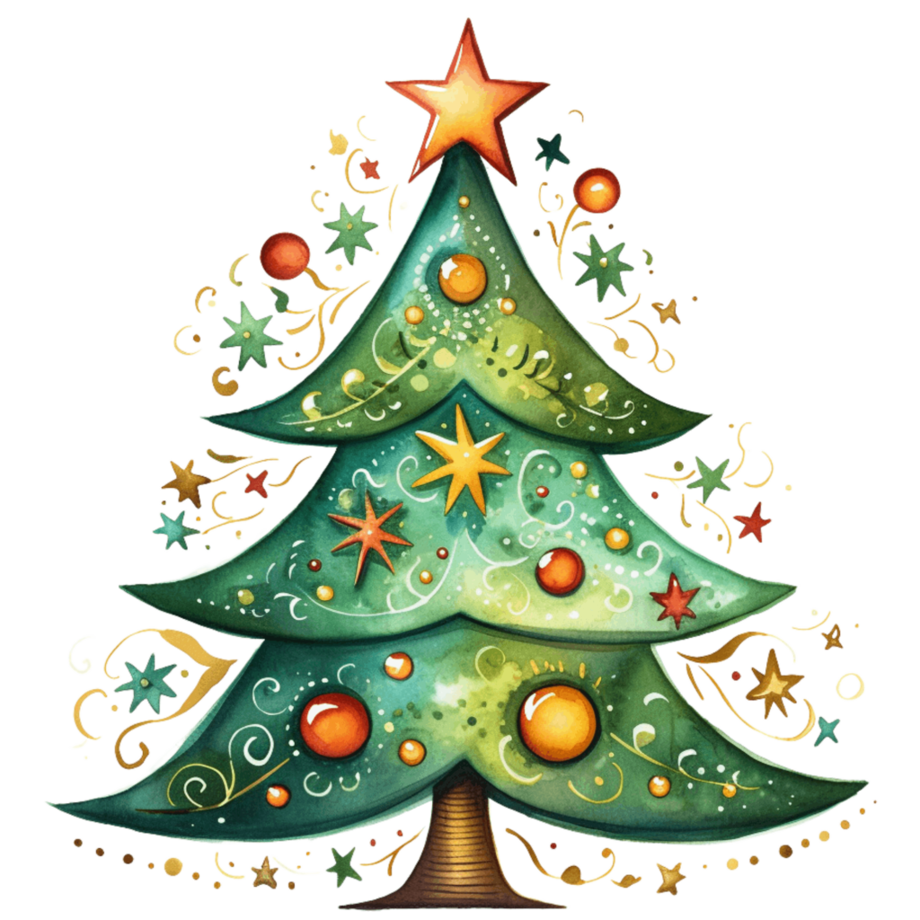 Christmas Tree Clip Art - Free Design Palace