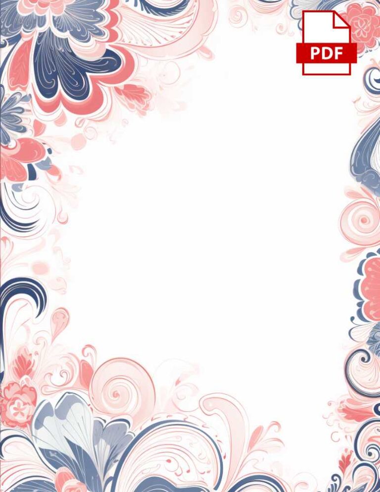 Printable Stationery - Free Design Palace