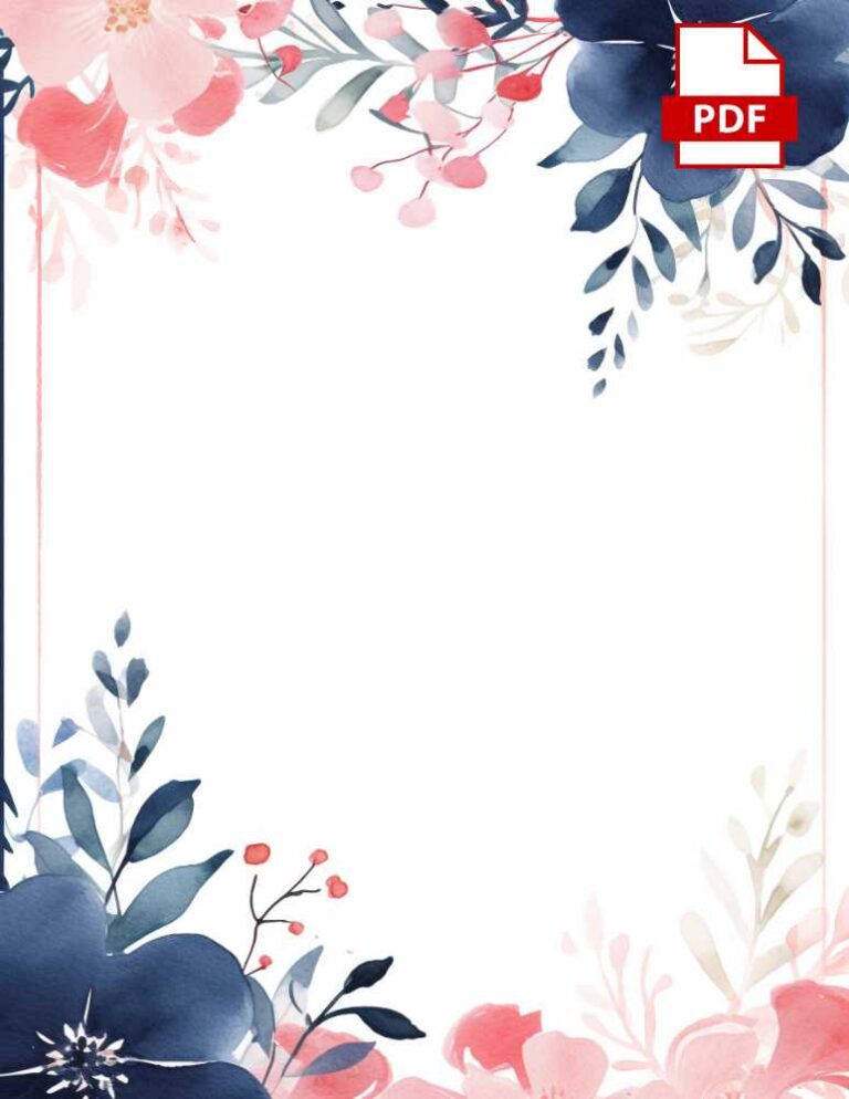 Printable Stationery - Free Design Palace