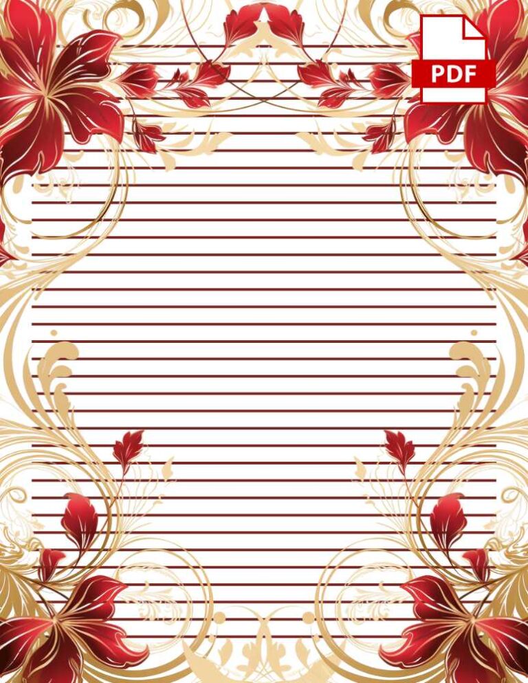 Printable Stationery - Free Design Palace