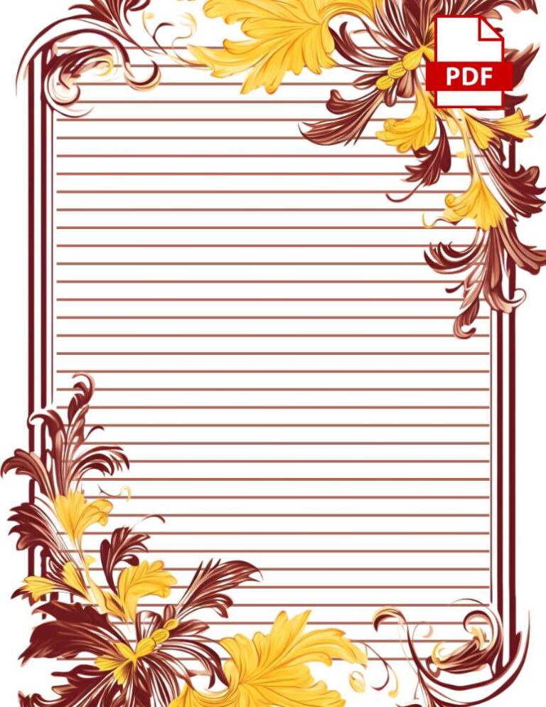 Printable Stationery - Free Design Palace