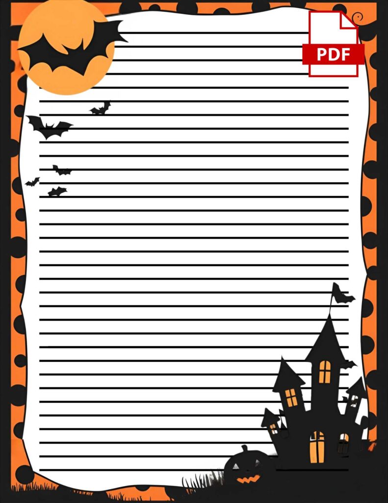 Halloween Stationery - Free Design Palace